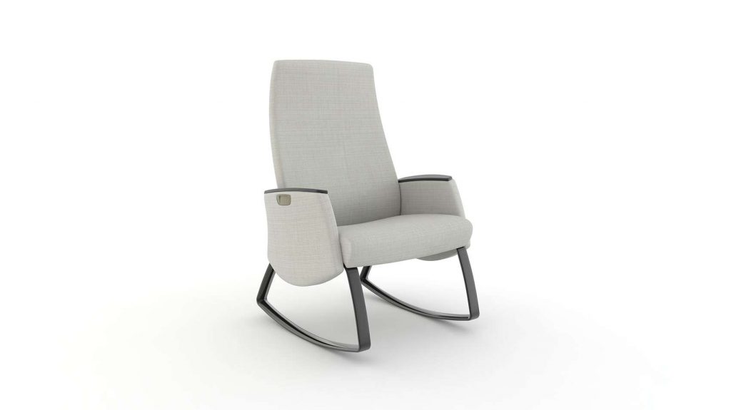 Saven Rocker Lounge Chair | OFS | Alan Desk Lounge
