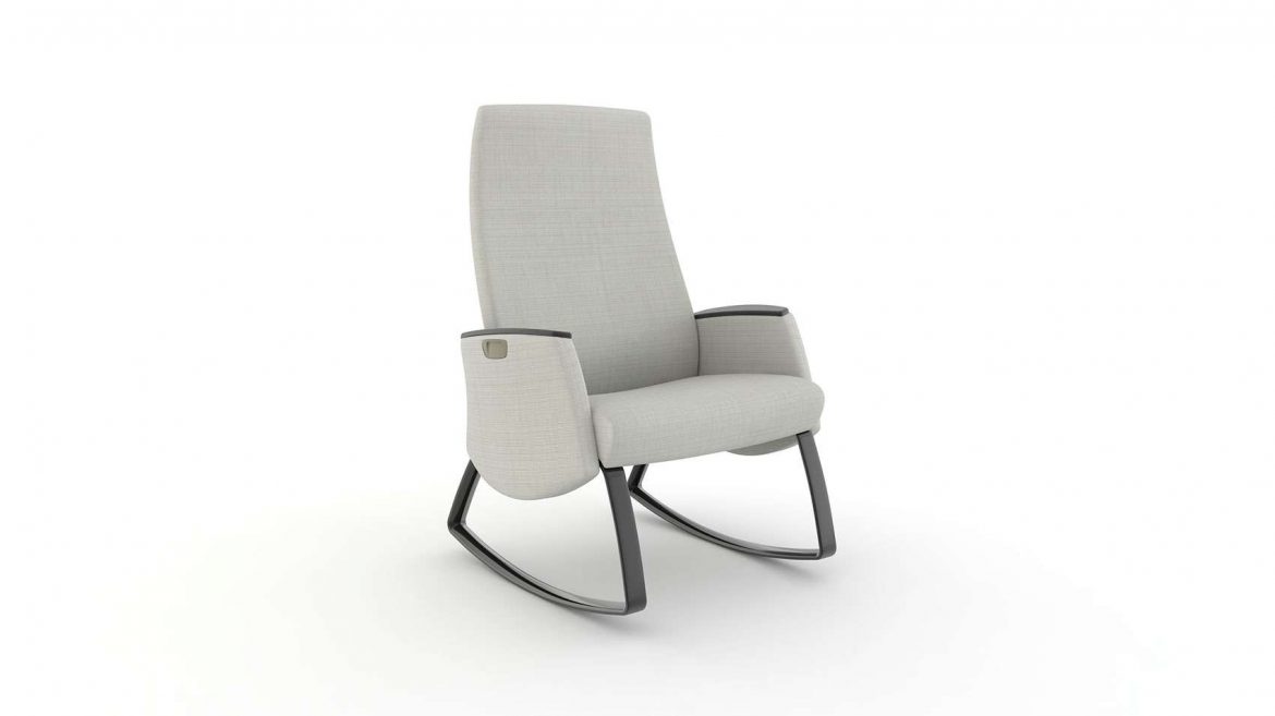 Saven Rocker Lounge Chair | OFS | Alan Desk Lounge