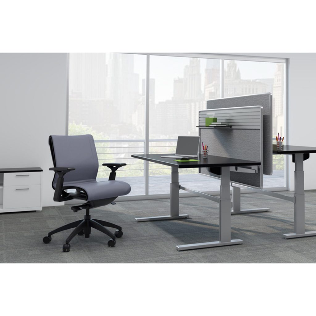 Cydia Upholstered Conference Chair | 9to5 Seating Alan Desk