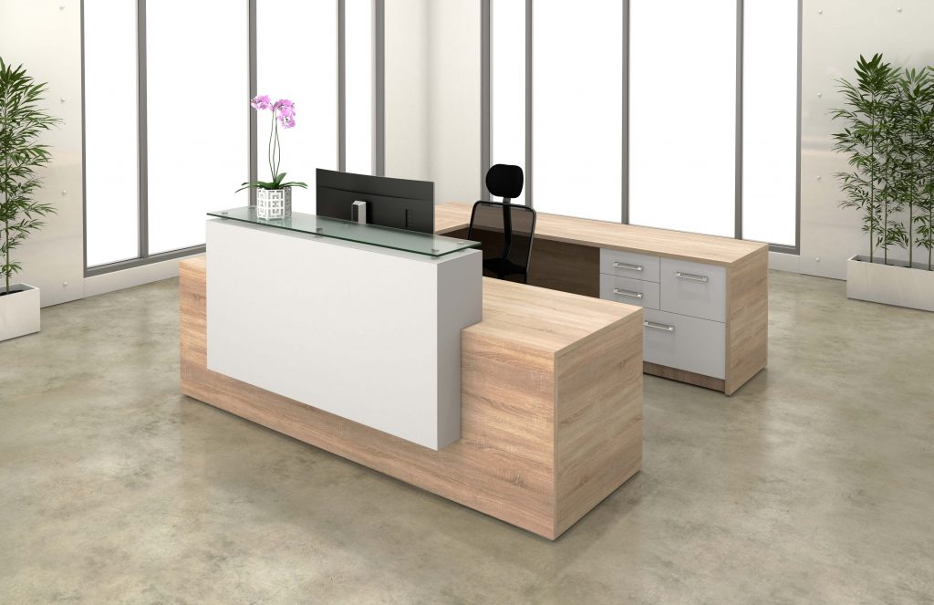 Overture Reception Desk | DeskMakers | Alan Desk Reception