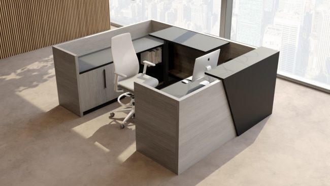 Overture Reception Desk | DeskMakers | Alan Desk Reception