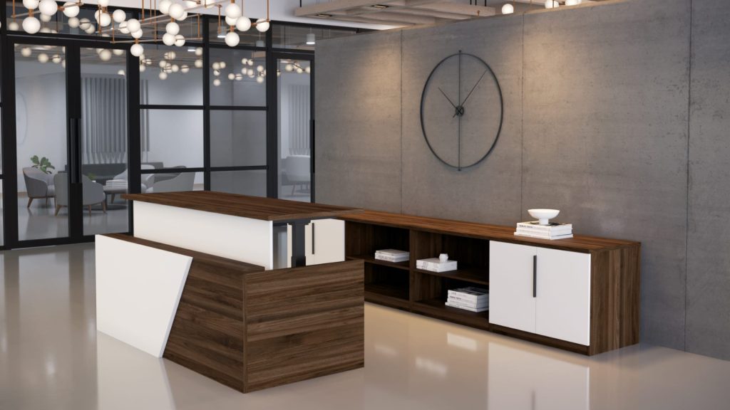 Overture Reception Desk | DeskMakers | Alan Desk Reception