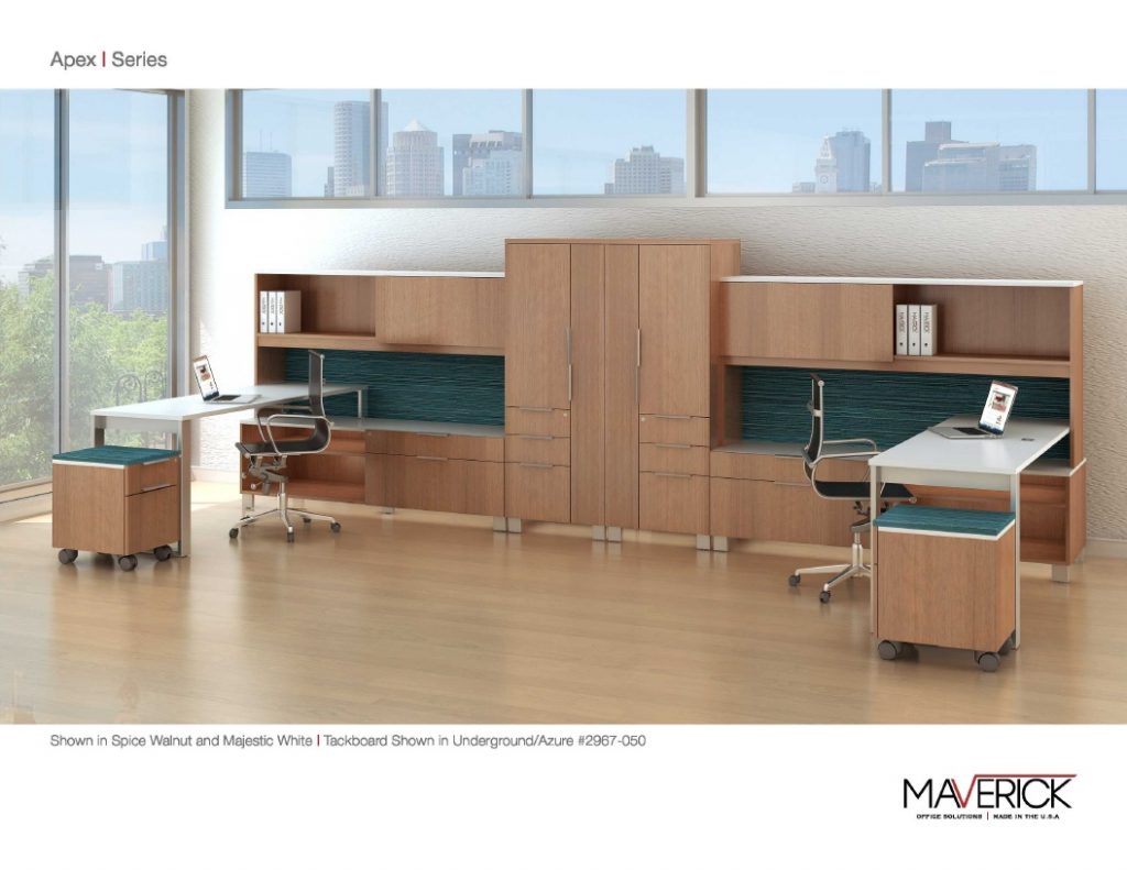 Apex Series | Maverick Desk | Modern Private Office Desks