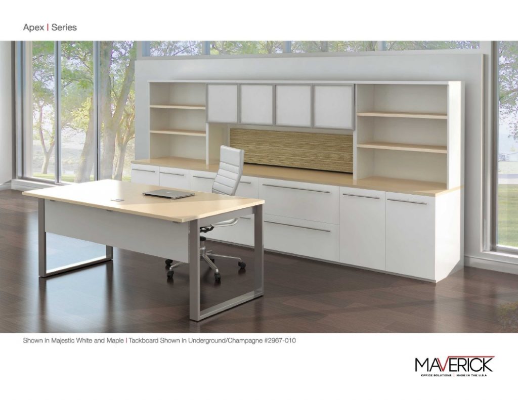 Apex Series | Maverick Desk | Modern Private Office Desks