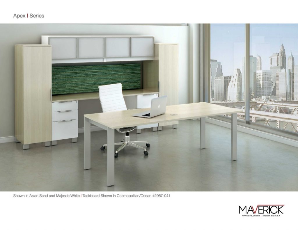 Apex Series | Maverick Desk | Modern Private Office Desks