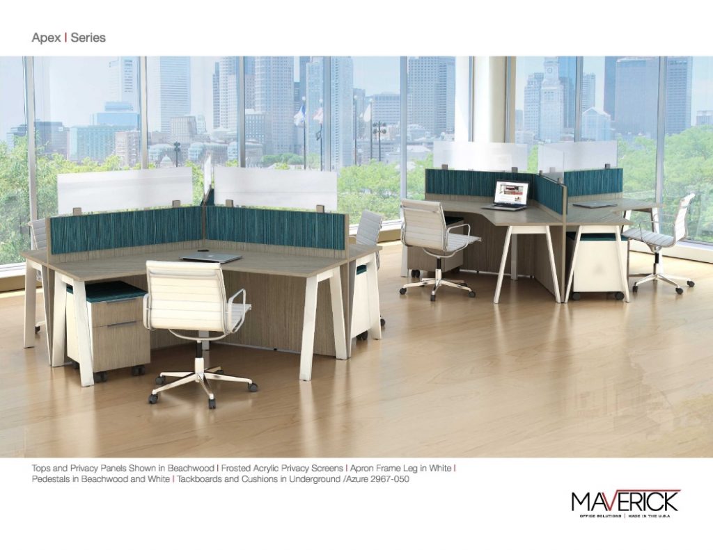Apex Open Plan | Maverick Desk | Alan Desk Apex Open Plan