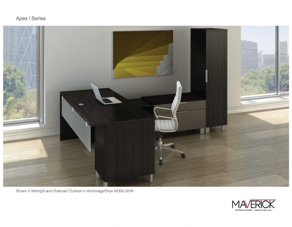 Apex Series | Maverick Desk | Modern Private Office Desks