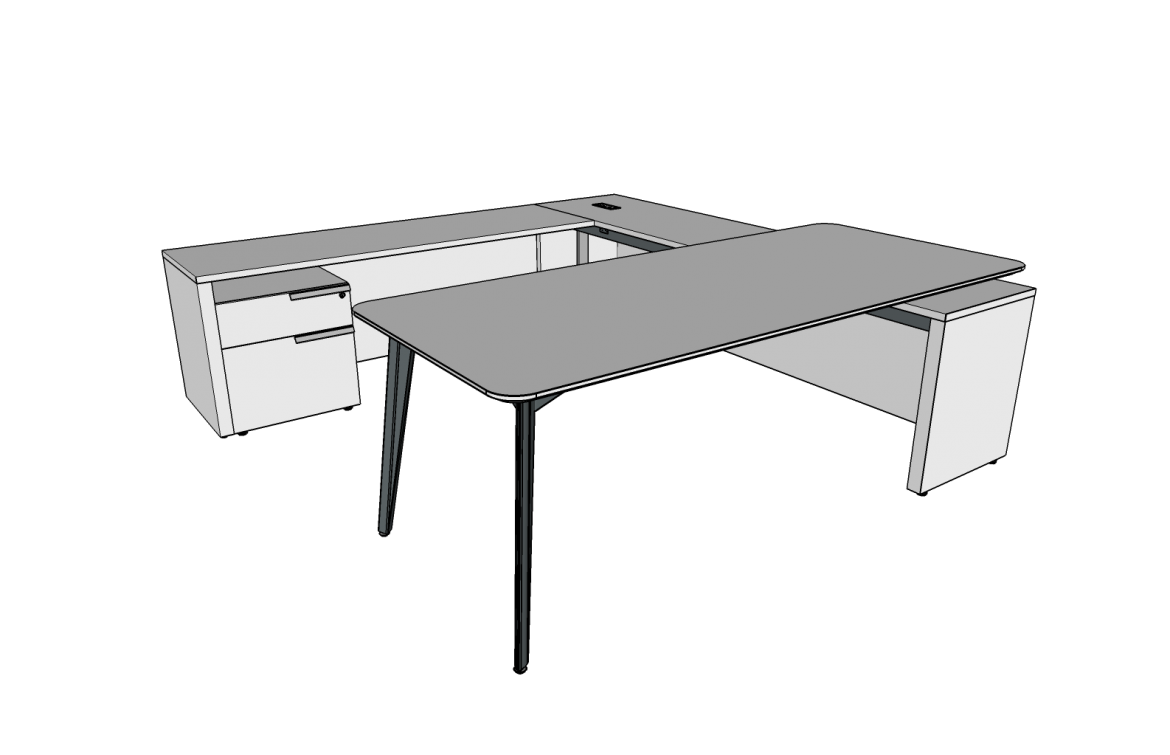 Workshelf™ Office Desk | Three H | Alan Desk Office Desk