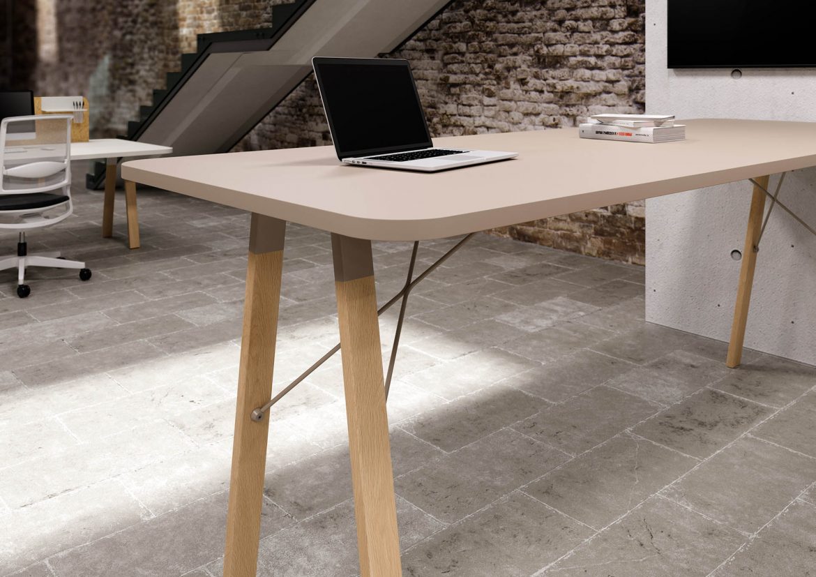 Atreo Wood Conference Table | Alea | Alan Desk Conference
