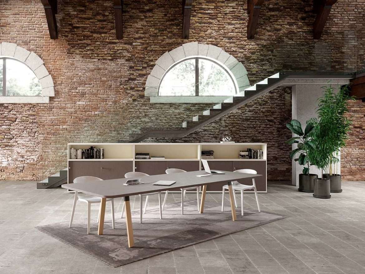 Atreo Wood Conference Table | Alea | Alan Desk Conference