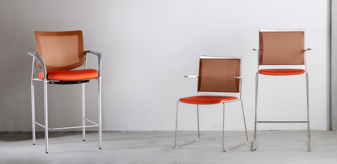 Vista 2 Copper Seating | Via Seating | Alan Desk