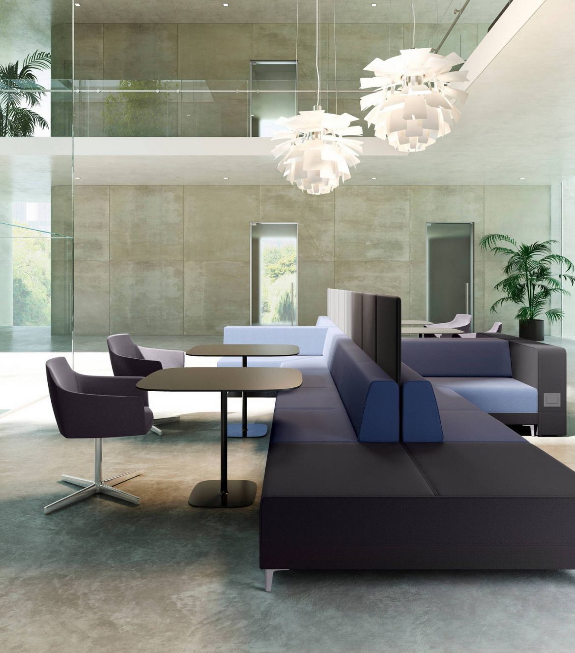 Share - Modular Lounge Seating | Stylex | Alan Desk Lounge