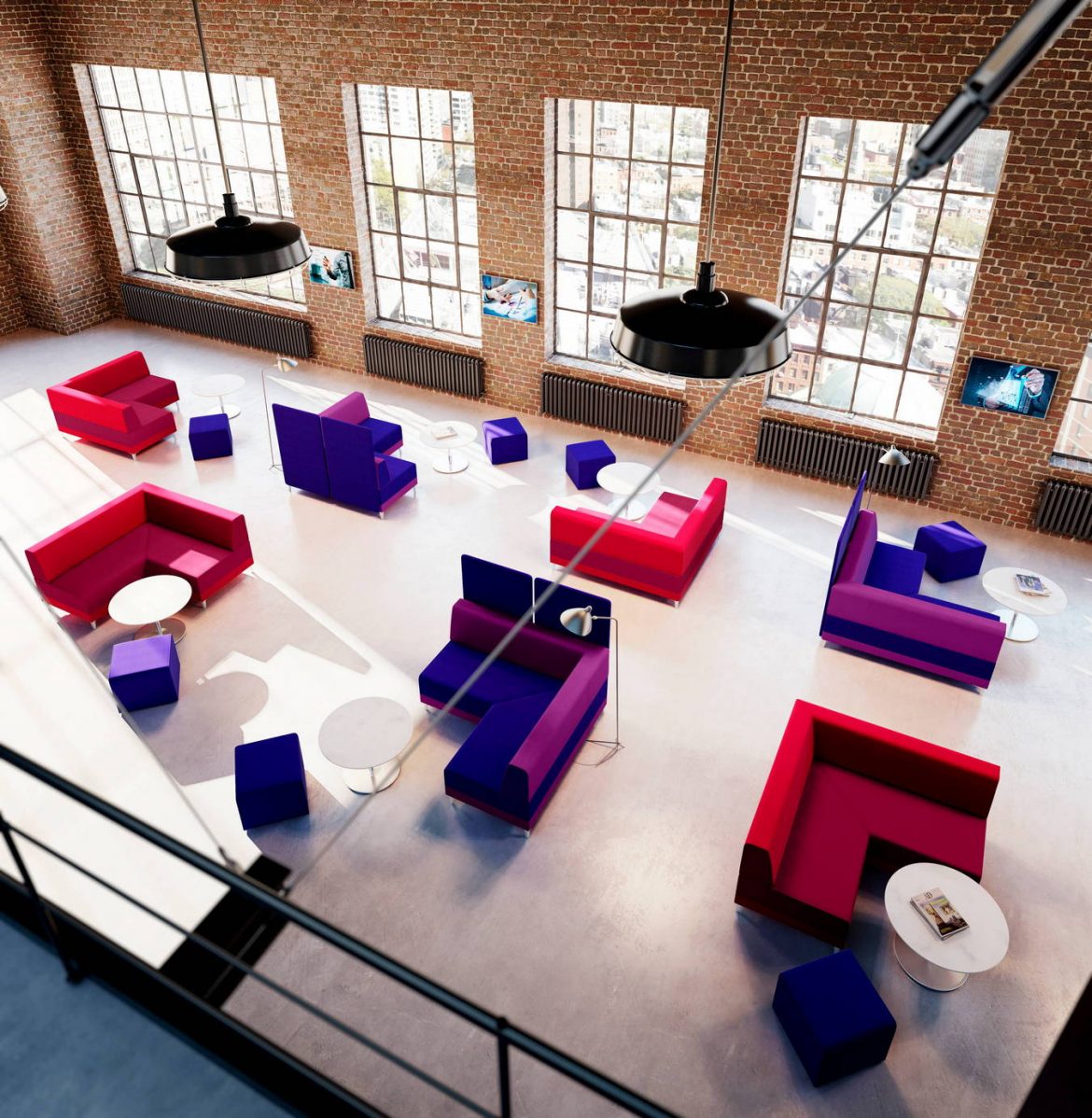 Share - Modular Lounge Seating | Stylex | Alan Desk Lounge