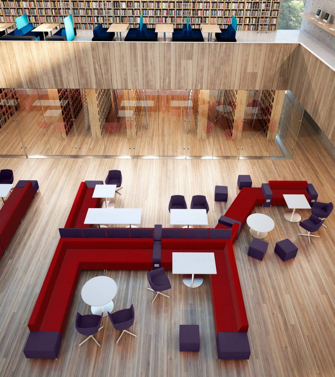 Share - Modular Lounge Seating | Stylex | Alan Desk Lounge