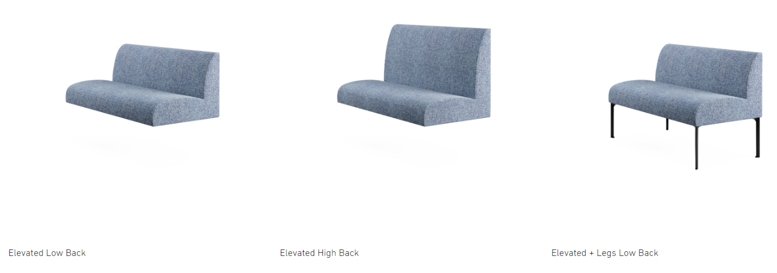 Luna Banquette Seating by Stylex | Alan Desk | Los Angeles