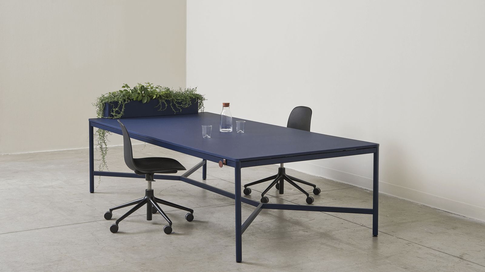 Hook Up Open Plan Table by Three H | Alan Desk